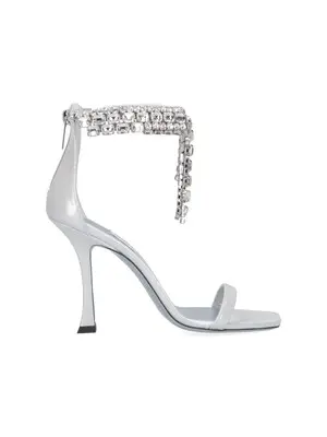 Women's Rhinestone Heel Sandals