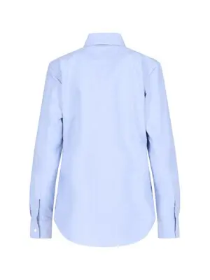 Polo Ralph Lauren Oxford Logo Shirt - Light Blue