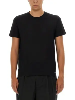 JIL SANDER Cotton T-shirt - Black