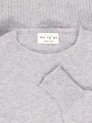CANESSA Basic Cashmere Sweater - Gray
