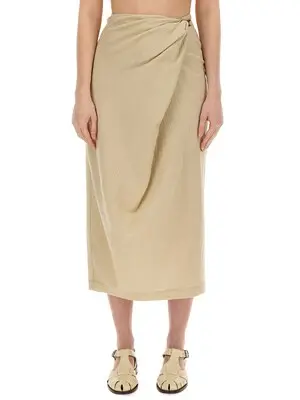 ALYSI Skirt With Hook - Beige