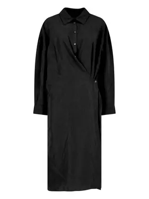 LEMAIRE Midi Shirt Dress - Black