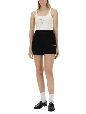 ROTATE BY BIRGER CHRISTENSEN High-waisted Shorts
