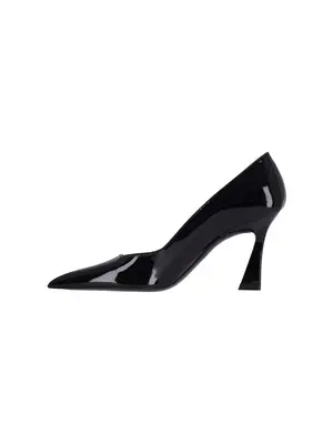 STUART WEITZMAN Vinnie 85 Patent Leather Pumps