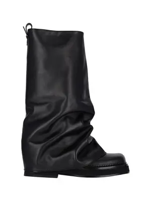 Attico Robin Combat Boots - Black