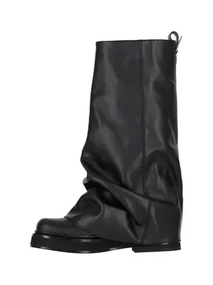 Attico Robin Combat Boots - Black