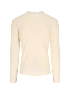 BERNER KUHL Wool Ribbed Sweater - Cream