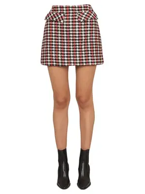 Baum Und Pferdgarten Houndstooth Mini Skirt - Multicolour