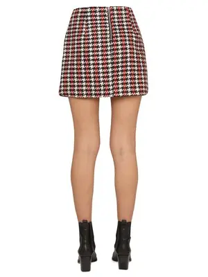 Baum Und Pferdgarten Houndstooth Mini Skirt - Multicolour