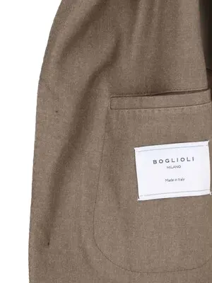 Tagliatore Single-breasted Blazer - Brown