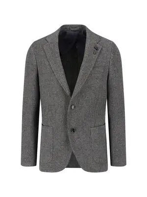 Calvin Klein Single-breasted Blazer - Gray