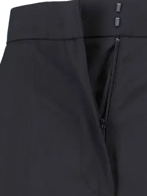Max Mara Virgin Wool Fernet Pants - Black