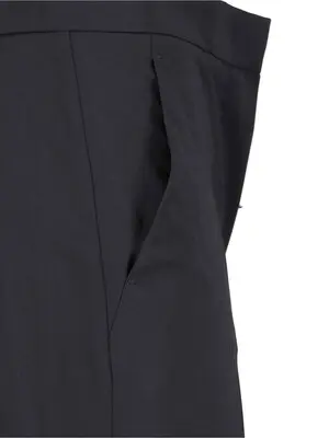 Max Mara Virgin Wool Fernet Pants - Black