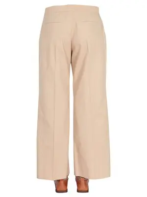 JIL SANDER Wide-leg Trousers - Beige