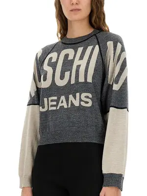 Moschino Inlaid Logo Jersey