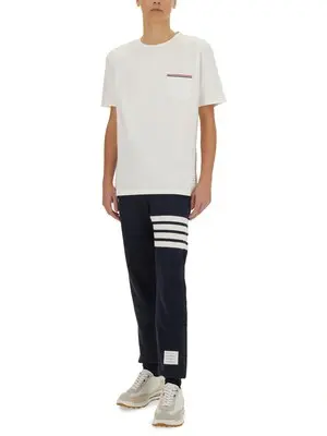 Thom Browne T-shirt With Pocket