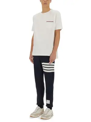Thom Browne T-shirt With Pocket