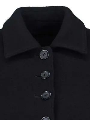 LARDINI Virgin Wool Knitted Jacket - Black