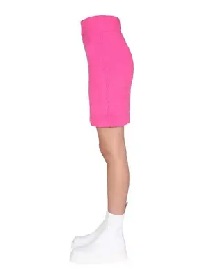 Helmut Lang Brushed Skirt - Fuchsia