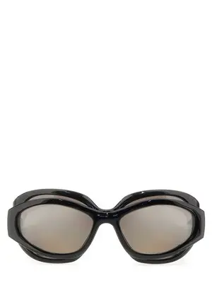 Balenciaga Superbusy Round Sunglasses - Black