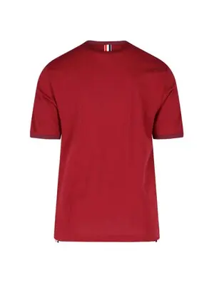 Thom Browne Ringer T-shirt - Red
