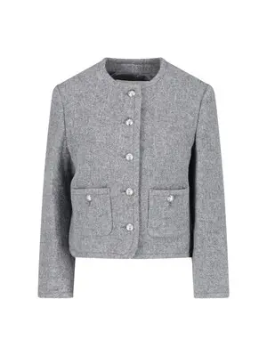 DUNST Herno Wool Jacket - Gray