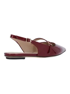 STUART WEITZMAN Emilia Slingback Mules - Red