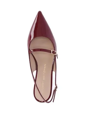 STUART WEITZMAN Emilia Slingback Mules - Red