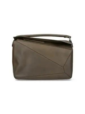 Loewe Puzzle Edge Large Bag - Green