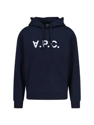 A.p.c. Trimmed Sweatshirts Hoodies For Men
