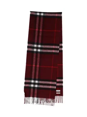BONSAI Check' Scarf - Red