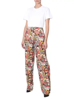 Dsquared2 Wide Leg Pants - Multicolour