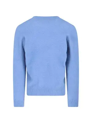 BALLANTYNE Cashmere Sweater - Light Blue