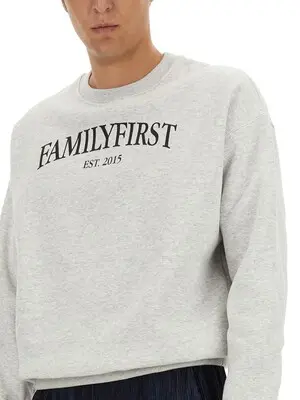 FAMILY FIRST Logo Sweatshirt - Grey