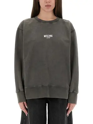 Moschino Jeans Logo Sweatshirts Hoodies For Women