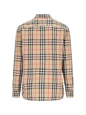 Burberry Check Pattern Shirt