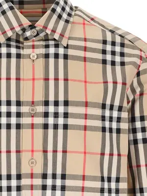 Burberry Check Pattern Shirt
