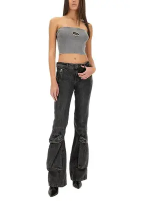 DIESEL® Slim Fit Top - Grey