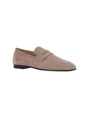 Miu Miu Suede Loafers - Beige