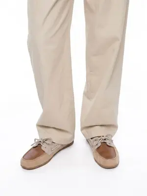 Miu Miu Suede Loafers - Beige