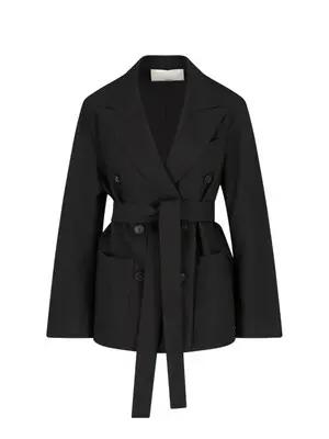 Setchu Double Breasted Blazers For Women