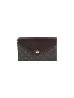 Tory Burch T Monogram' Chain Wallet - Brown