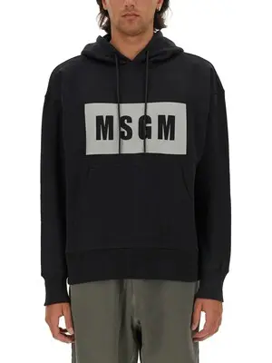 Msgm Logo Sweatshirts Hoodies For Men