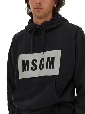 MSGM Logo Sweatshirt - Black