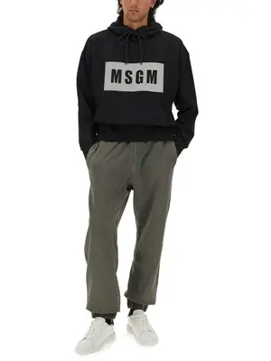 MSGM Logo Sweatshirt - Black