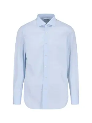 Auralee Classic Fit Shirt - Light Blue
