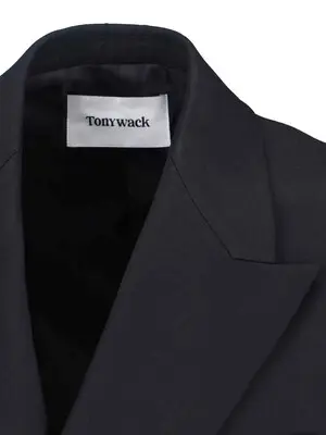 Kiton Double-breasted Cashmere Blazer - Black