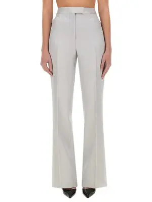 TOM FORD Wide Leg Tuxedo Tailored Pants - Grey