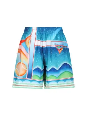 Casablanca Galaxy Court Shorts - Multi