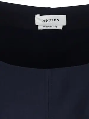 Alexander McQueen Wool And Silk Mini Dress
